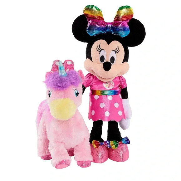 Disney | Toys | Disney Minnie Mouse Walk Dance Unicorn Feature Plush ...